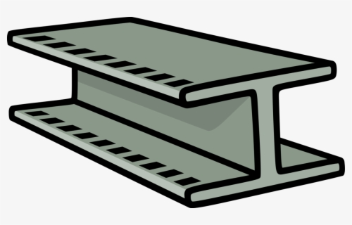 Vector Illustration Of Building Construction With Rolled - Support Beam ...