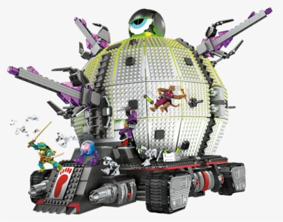 Teenage Mutant Mega Turtles Krang Donatello Technodrome - Mega Bloks ...