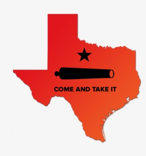 Keep Texas Red - Come And Take It Large , Free Transparent Clipart ...