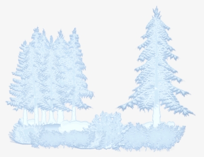Winter Snow Trees Forest Png Image - Arboles Con Nieve Png , Free Transparent Clipart - ClipartKey
