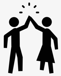 Make Friends - Free Icon High Five , Free Transparent Clipart - ClipartKey