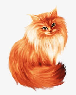Free Orange Cat Clip Art with No Background - ClipartKey