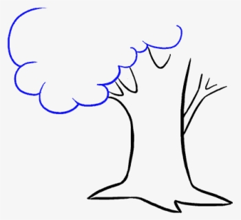 How To Draw A Cartoon Tree Easy Step By Step Drawing - Tree Pictures ...