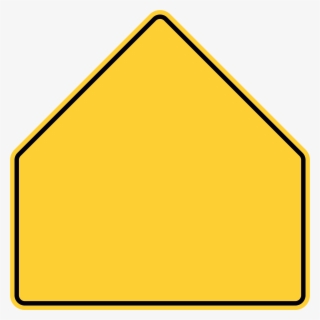 Pentagon Warning Sign - Blank School Zone Sign , Free Transparent ...