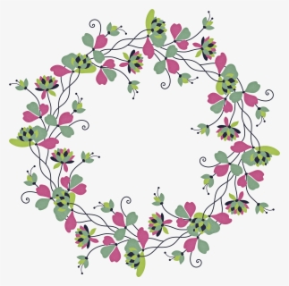 Corak Kartun Bunga Frame , Free Transparent Clipart - ClipartKey