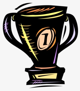 Winning Trophy Cup Vector - Illustration , Free Transparent Clipart ...