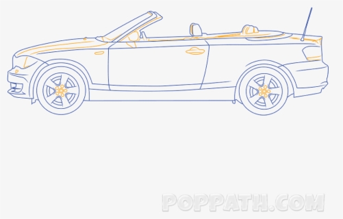 Convertible Car Body Type Outline - Convertible , Free Transparent ...