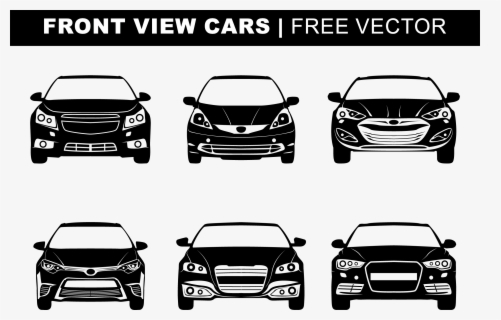 Car Clipart Front View - Car Facing Forward Drawing , Free Transparent ...