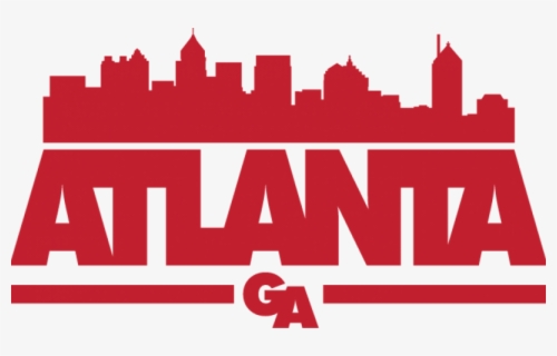 Atlanta Skyline Red - Atlanta Transparent Background , Free Transparent ...