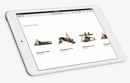 Fitness Pro Hd App Promo - Tablet Computer , Free Transparent Clipart ...