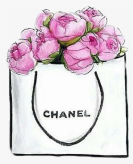 Sketch Drawing Bag Handbag Chanel Clipart - Chanel Png , Free ...