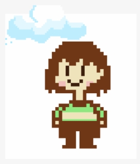 Chara Pixel Art Clipart , Png Download - Chara Undertale Pixel , Free ...