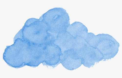 Clip Art Cloud Watercolor - Illustration , Free Transparent Clipart ...