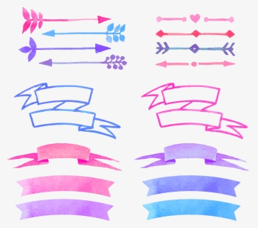 Watercolor Banner Png Transparent , Free Transparent Clipart - ClipartKey