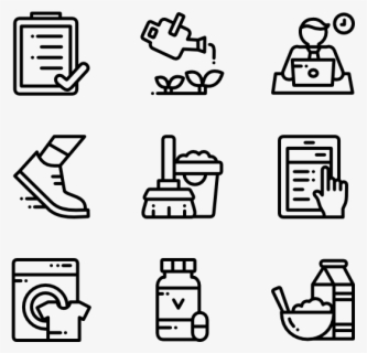 Icons Free Vector Routine - Clipart Morning Routine Emoji , Free ...