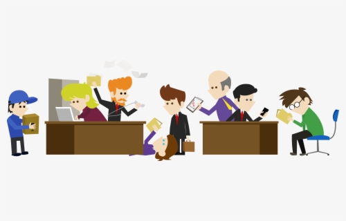 Employee Clipart Staffing - People In Chaos Transparent , Free ...