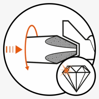 Diamond Coating - Circle , Free Transparent Clipart - ClipartKey