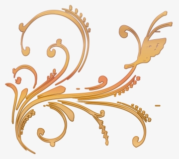 Clip Art Scroll Sticker Design With Ornate Vector And - Illustration ...