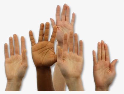 Transparent Transparent Hand Png - Transparent Raised Hands Png , Free ...