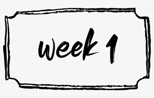 Week 1 Clipart , Free Transparent Clipart - ClipartKey