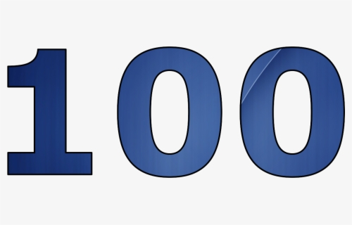 Free Number 100 Clip Art with No Background - ClipartKey