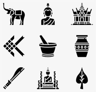 Thailand Symbols - Buda Icon , Free Transparent Clipart - ClipartKey