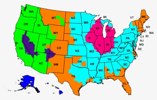 United States Map Of Shipping Transtit Times - St Louis Missouri Time ...