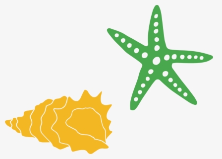 Starfish And Shells Svg Cut File , Free Transparent Clipart - ClipartKey