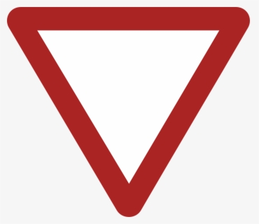 Free Yield Sign Clip Art with No Background - ClipartKey