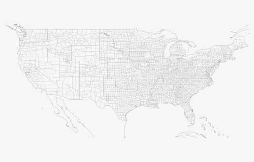 Us Blank County Map World Maps Best Of - Map , Free Transparent Clipart ...
