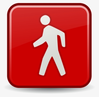 Green Walk Man Sign , Free Transparent Clipart - ClipartKey