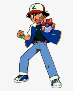 01 By Mighty355 - Ash Ketchum No Background , Free Transparent Clipart ...