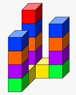 Cube Tower 08 Clip Arts - Tower Of Cubes Clipart , Free Transparent ...