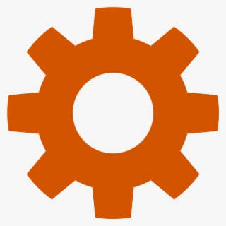 Orange Gear Icon Png , Free Transparent Clipart - ClipartKey