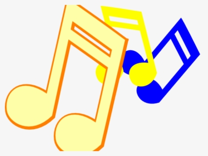 Yellow Music Notes Png Image Freeuse Download - Music Symbols , Free ...