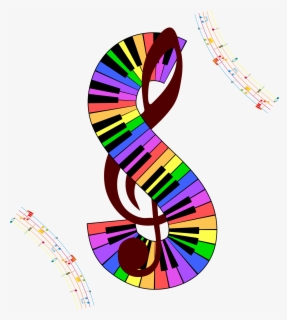 Vector Music Notes Png - Colorful Music Note Symbol , Free Transparent ...