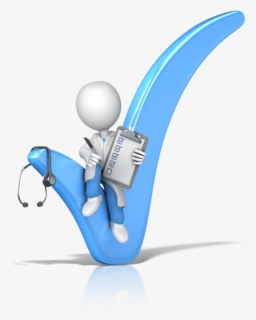 Checkmark Clipart Powerpoint - Cartoon Check Mark Health , Free ...