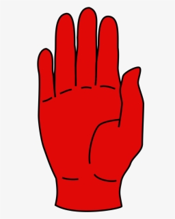 Red Hand Of Ulster Png , Free Transparent Clipart - ClipartKey