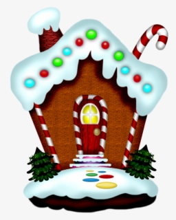 Free Gingerbread House Clip Art with No Background - ClipartKey