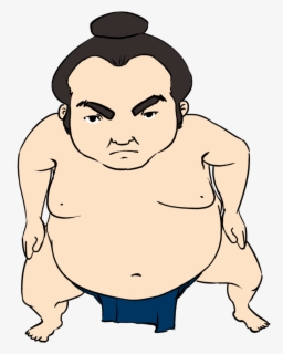 Wrestling Sumo Wrestler Clip Art Clipart - Sumo Wrestling Png , Free ...