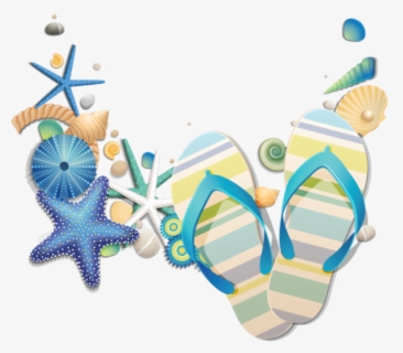 Tongs Underwater Theme Party, Beach Silhouette, Beach - Beach Flip Flop ...