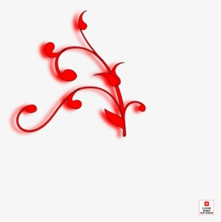 Vine Clipart Red - Graphic Design , Free Transparent Clipart - ClipartKey