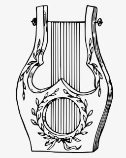 Lyre Drawing Musical Instruments String Instruments - Drawing Of String ...