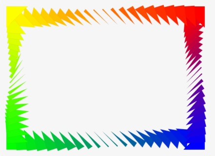 Colorful Bubbles Border Clipart , Png Download - Text Box Border Design ...