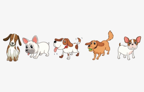 Picture - Many Dogs Cartoon , Free Transparent Clipart - ClipartKey