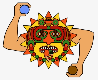 Mayan Clipart Mayan Temple - Mayan Sun God Cartoon , Free Transparent ...