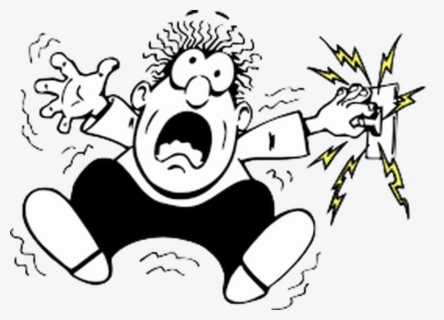 Electricity Clipart Electric Shock - Electricity Shock Funny Cartoon ...