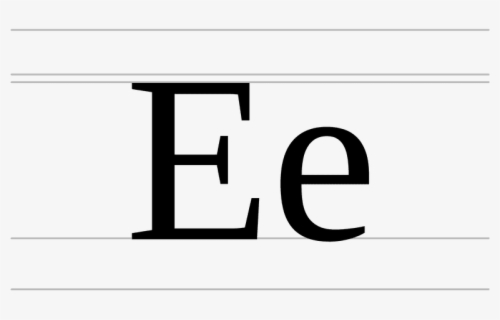 Transparent Capital I Clipart - Big And Small Letter E , Free ...