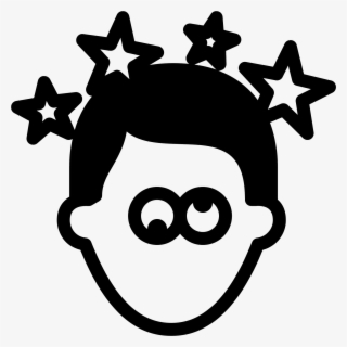 Drunk Vector Person Clipart , Png Download - Dizzy Eye Clipart Black ...