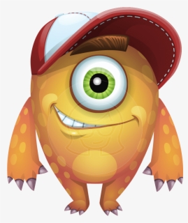 One Eyed Monster Clip Art Black And White , Free Transparent Clipart ...